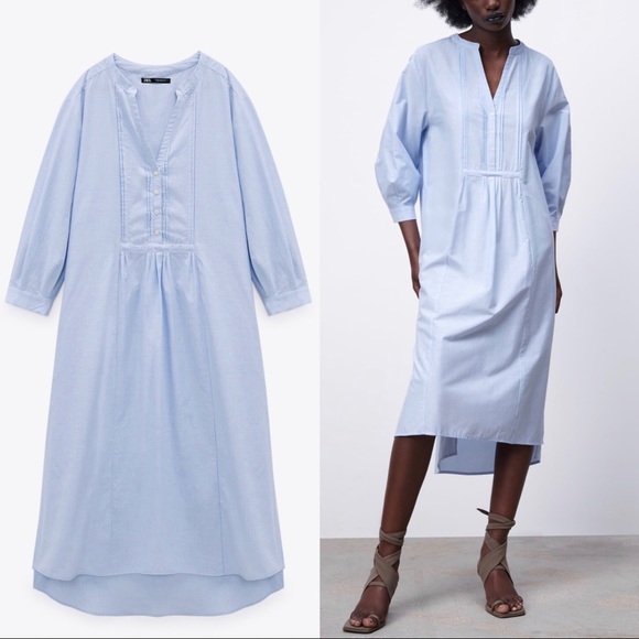 Zara | Dresses | Zara Pin Tuck Tunic Dress | Poshmark